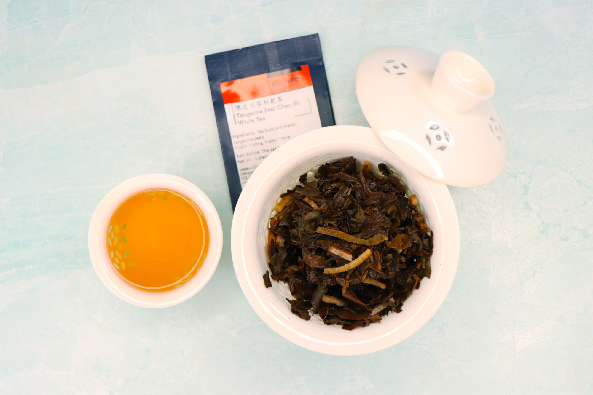 Teavivre Tangerine Peel (Chen Pi) White Tea - Tea for Me Please
